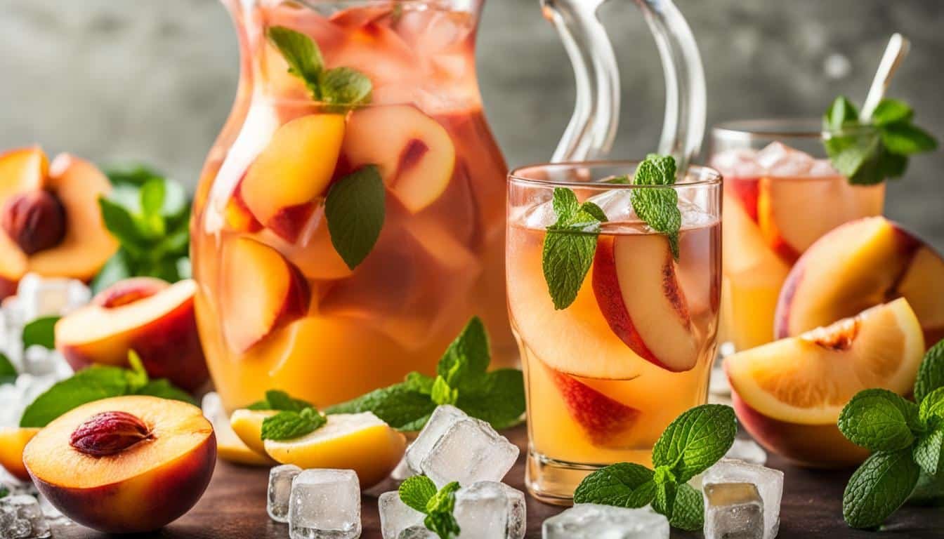 Savor Summer With My Peach Sparkling Sangria Recipe
