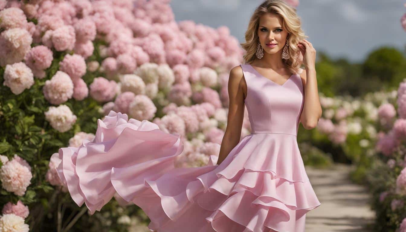 Experience Elegance In Amiclubwear Ruffle Party Dress!