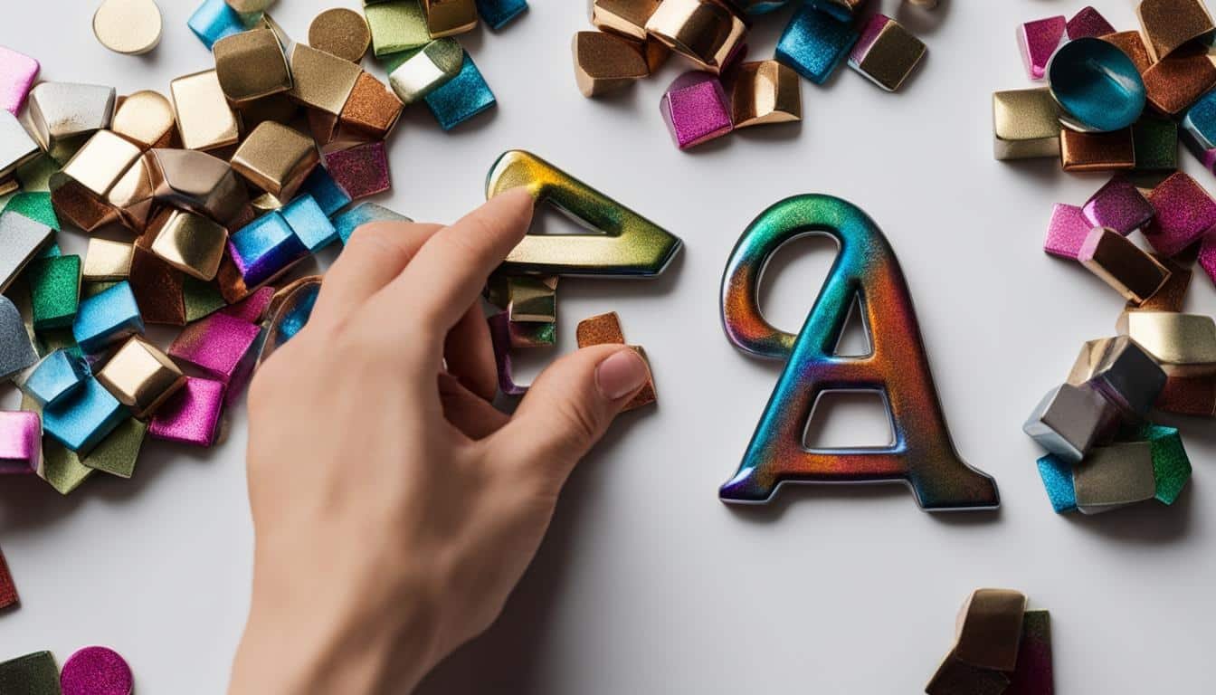 Create Fun With DIY Metallic Alphabet Magnets - Discover How!