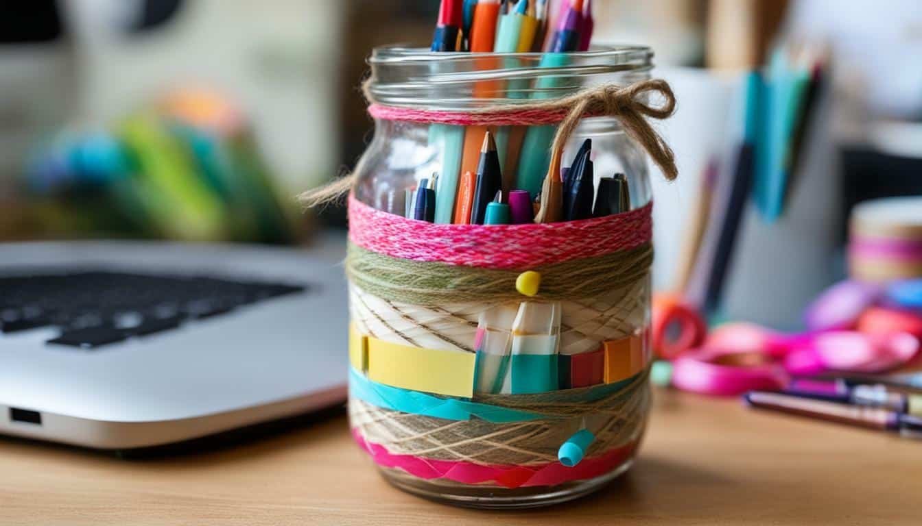 Create A DIY Mason Jar Pen Holder: Simple & Fun Project!