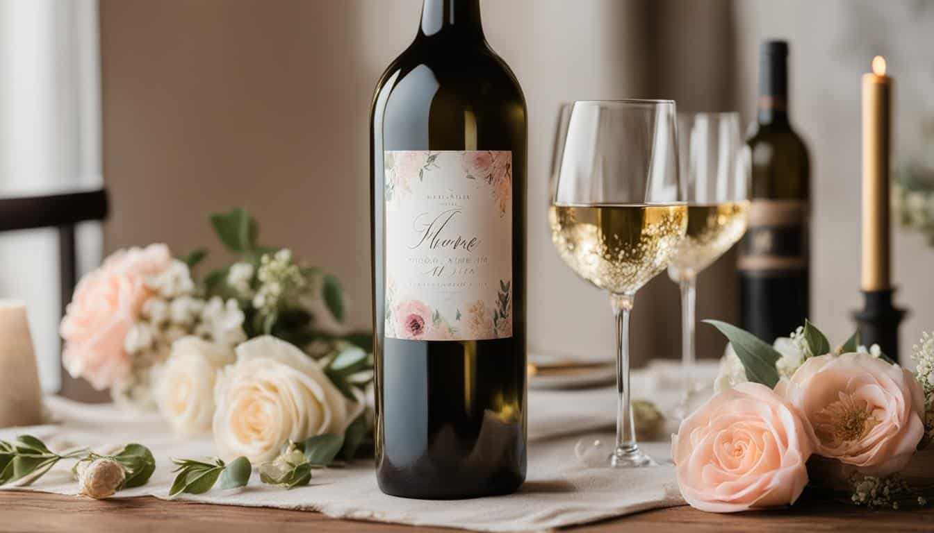 Cherish Your Big Day With Custom Marriage Wine Labels
