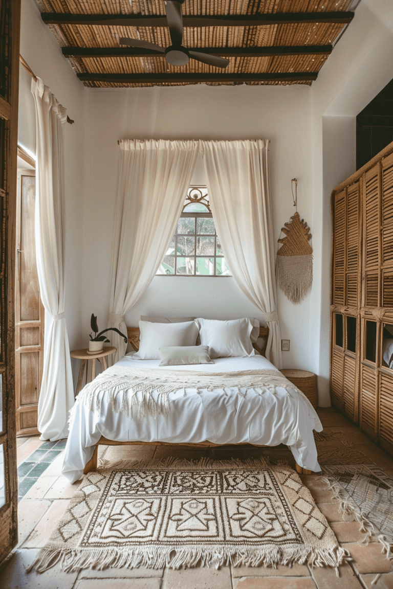 29 Boho Bedrooms With High Ceilings - Courtneys World