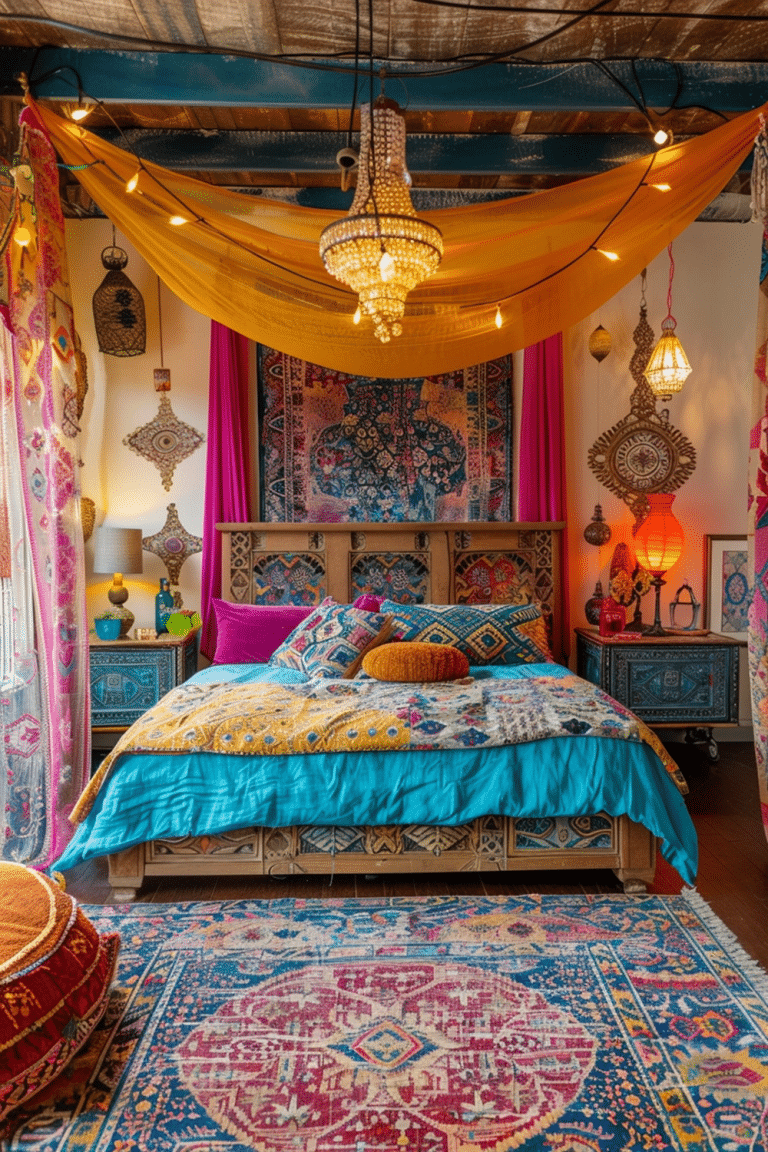 29 Boho Bedroom Area Rugs - Courtneys World