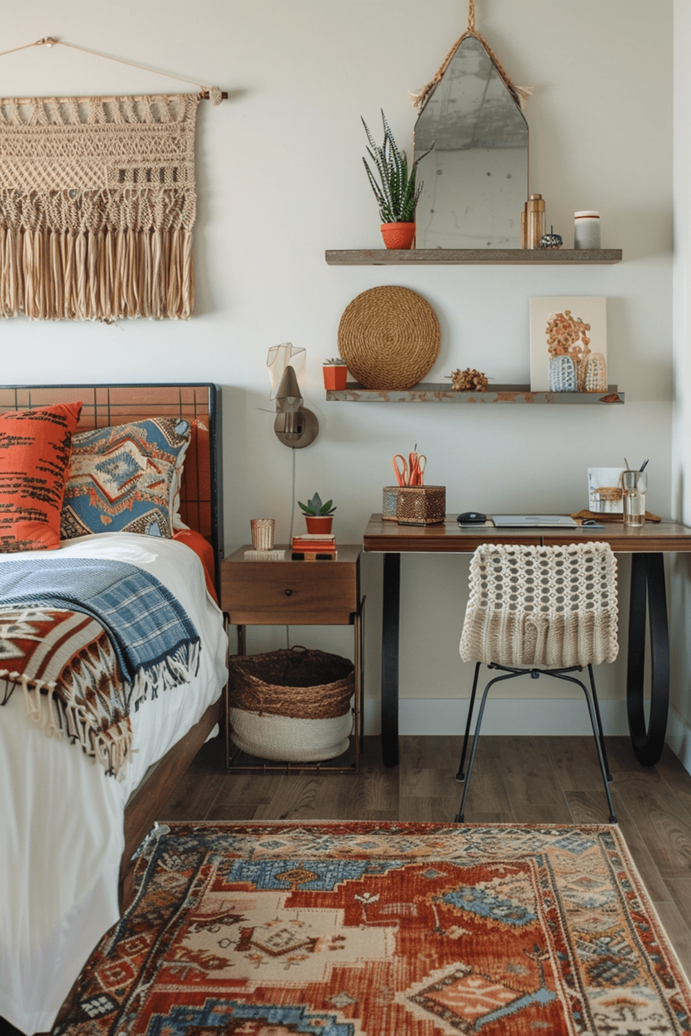 29 Boho Ideas For Small Bedrooms - Courtneys World