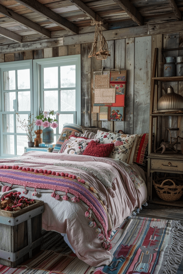 29 Cozy Boho Style Bedroom Ideas - Courtneys World