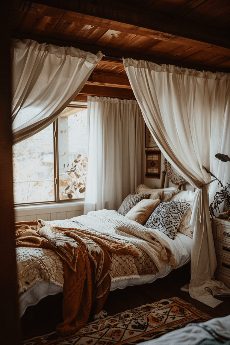 29 Boho Bedrooms With High Ceilings - Courtneys World
