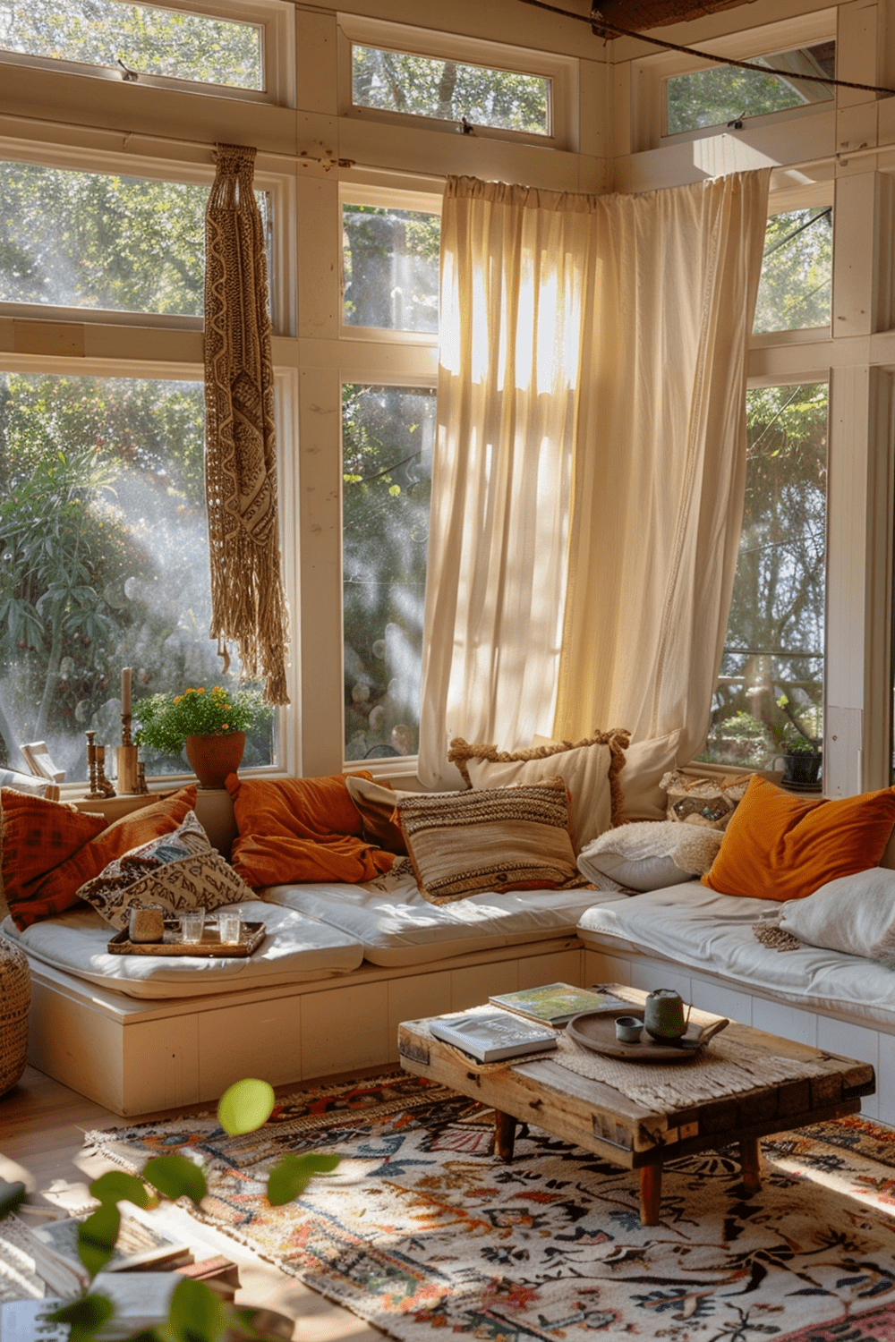 29 Incredible Boho Sunroom Ideas - Courtneys World