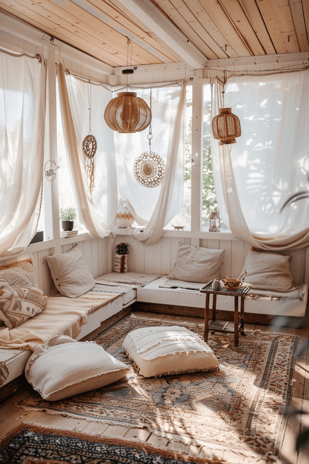 29 Incredible Boho Sunroom Ideas - Courtneys World