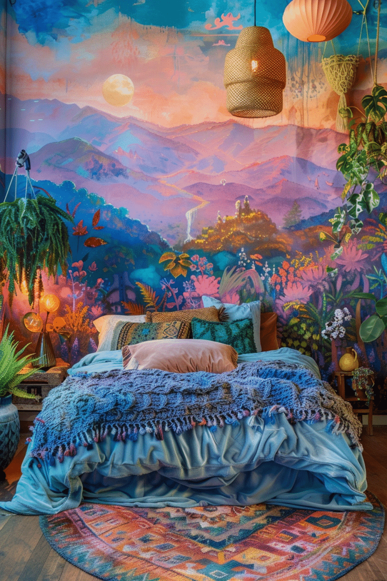 29 Boho Bedroom Wall Decor Ideas - Courtneys World