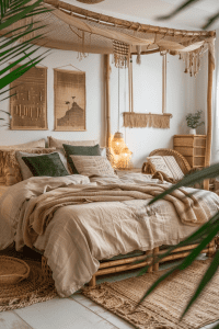 29 Jungle Themed Boho Bedroom Ideas - Courtneys World