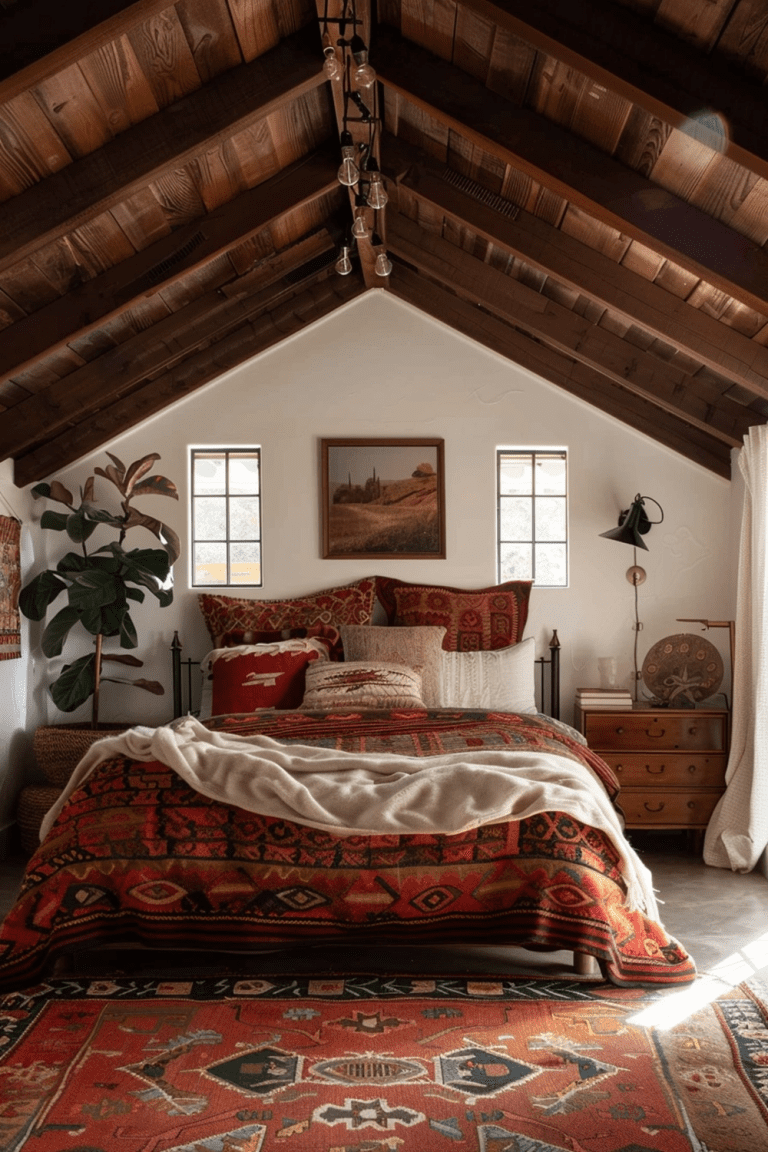 29 Boho Bedrooms With High Ceilings - Courtneys World