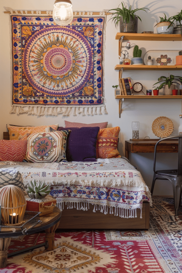 29 Boho Ideas For Small Bedrooms - Courtneys World