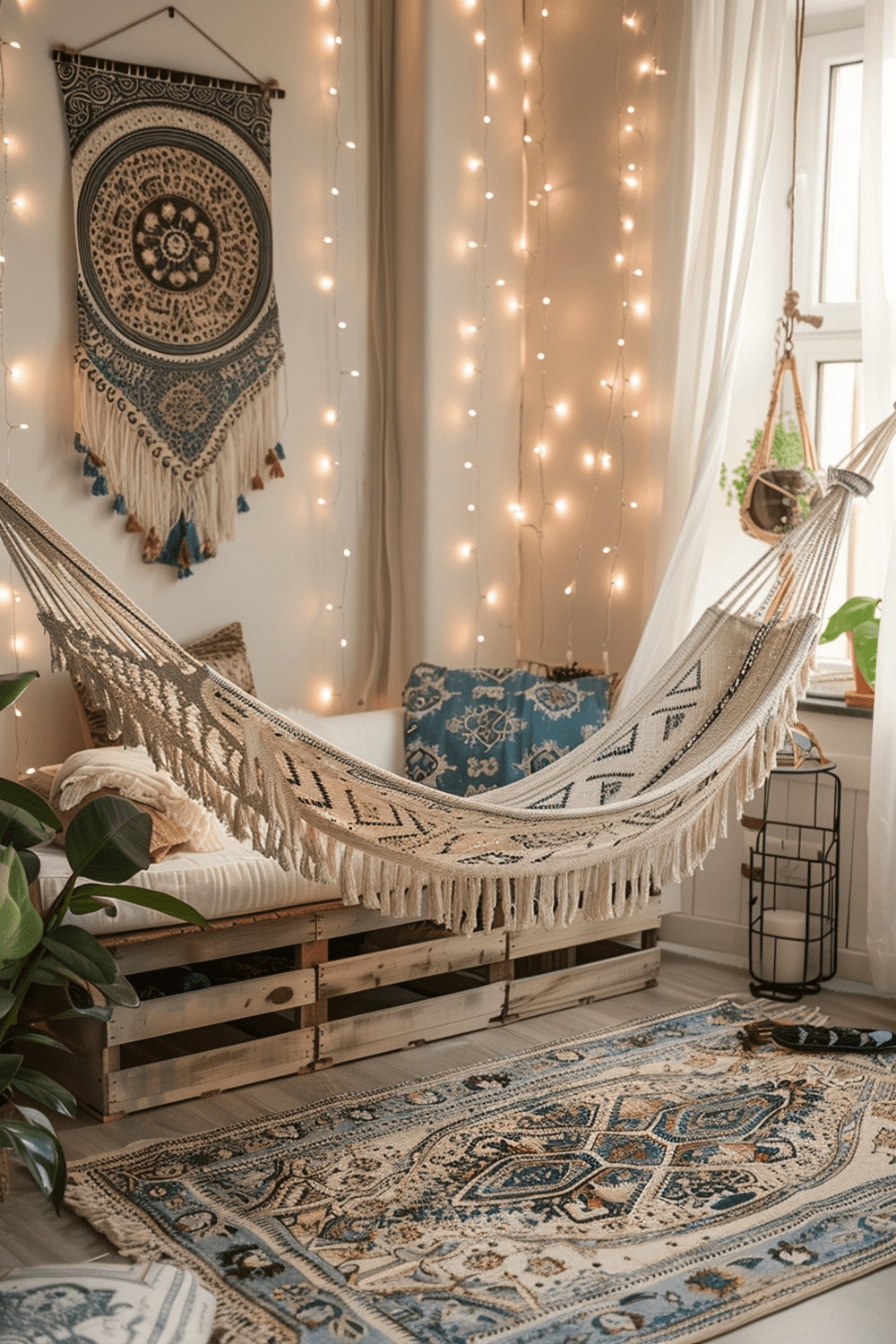 29 Boho Bedroom Hammocks You Must See - Courtneys World