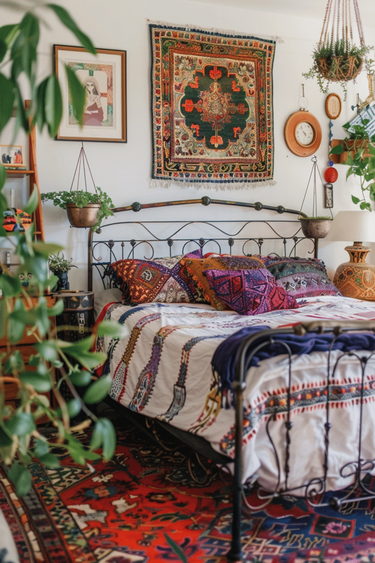 29 Cozy Boho Style Bedroom Ideas - Courtneys World