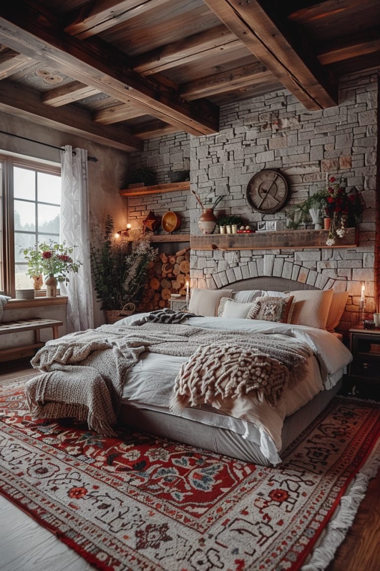 29 Rustic Boho Style Bedrooms: Cozy And Chic Inspirations - Courtneys World
