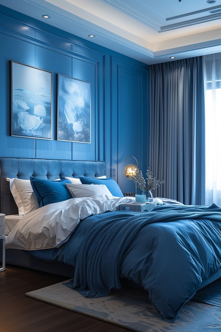29 Minimal Blue Bedroom Ideas - Courtneys World