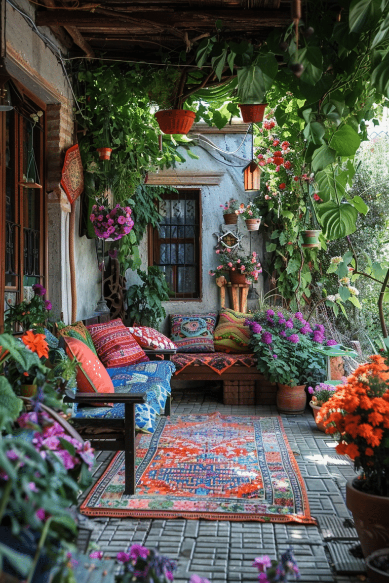 29 Hippie Garden Ideas To Transform Your Outdoor Space - Courtneys World