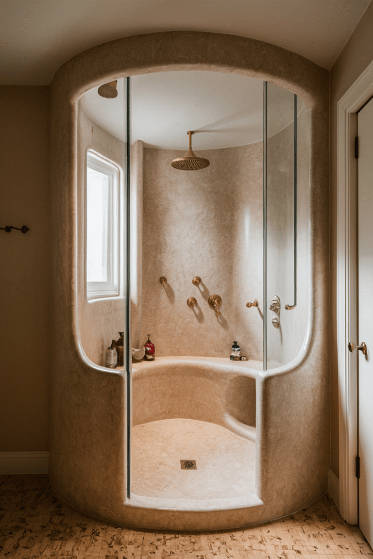 29 Doorless Walk In Shower Ideas - Courtneys World