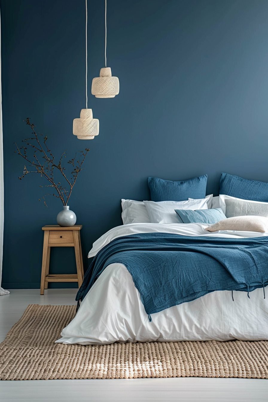 29 Minimal Blue Bedroom Ideas - Courtneys World
