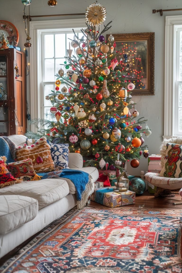 29 Enchanting Boho Christmas Decor Ideas For A Festive Holiday ...
