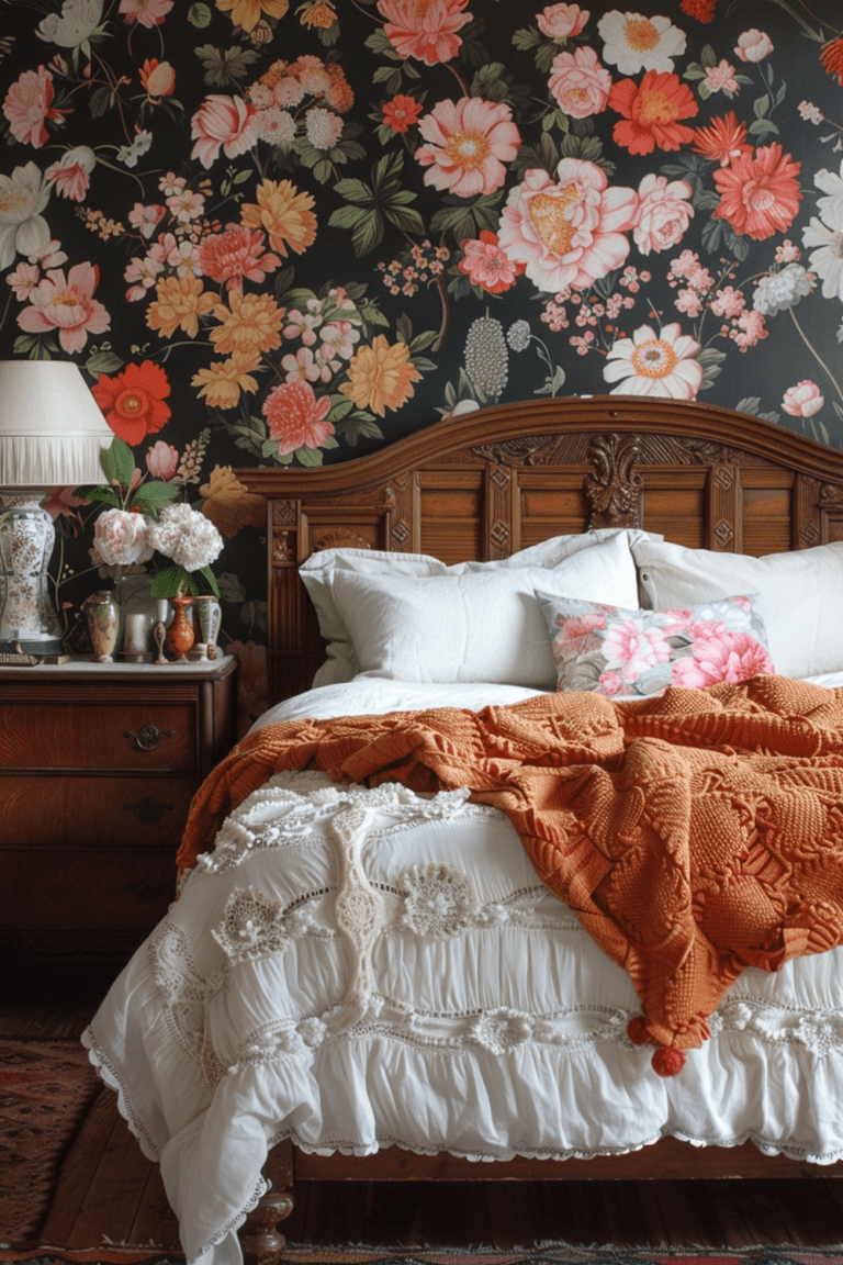 29 Cottage Bedroom Wallpaper Ideas - Courtneys World