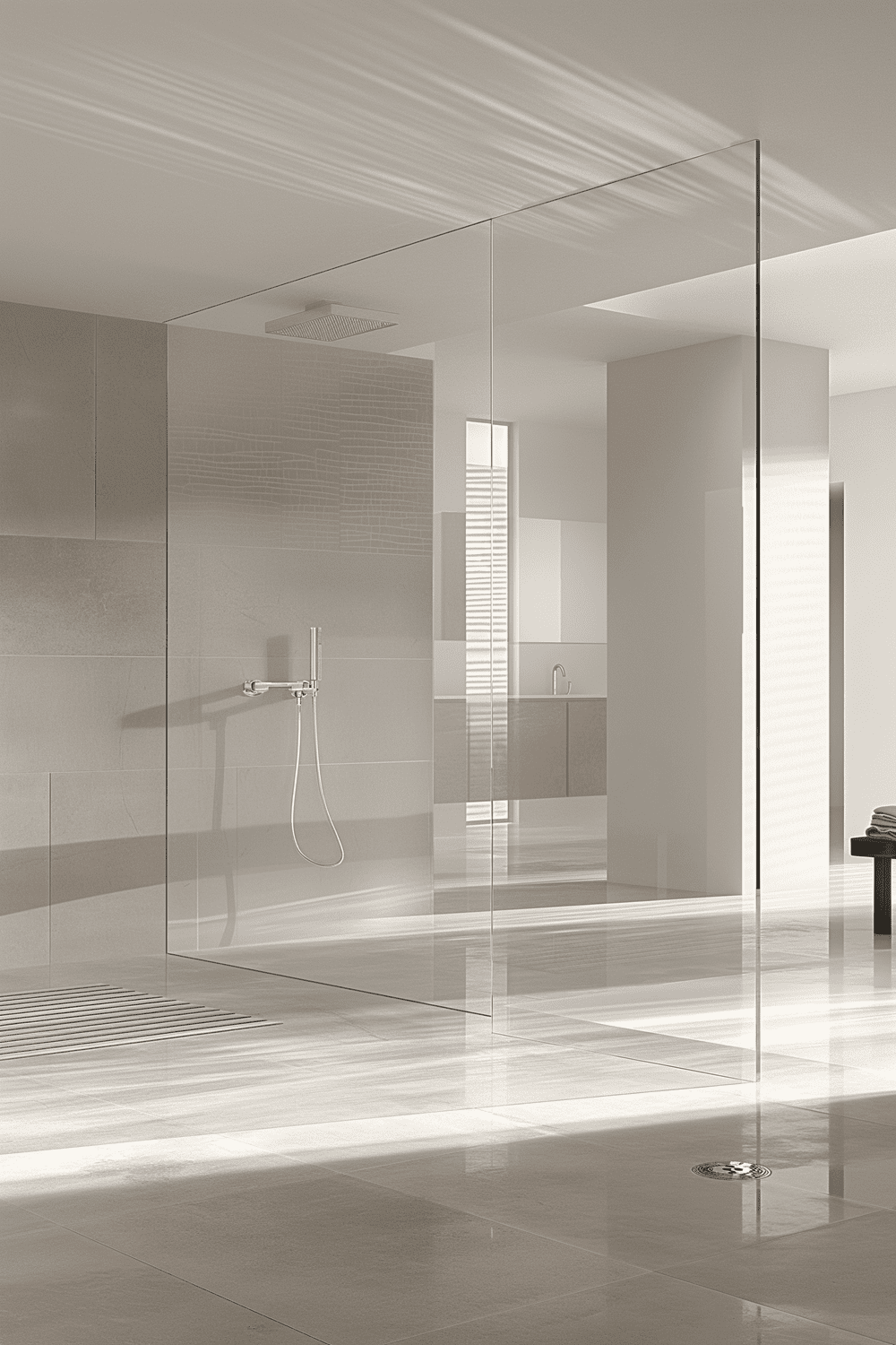 29 Doorless Walk In Shower Ideas - Courtneys World
