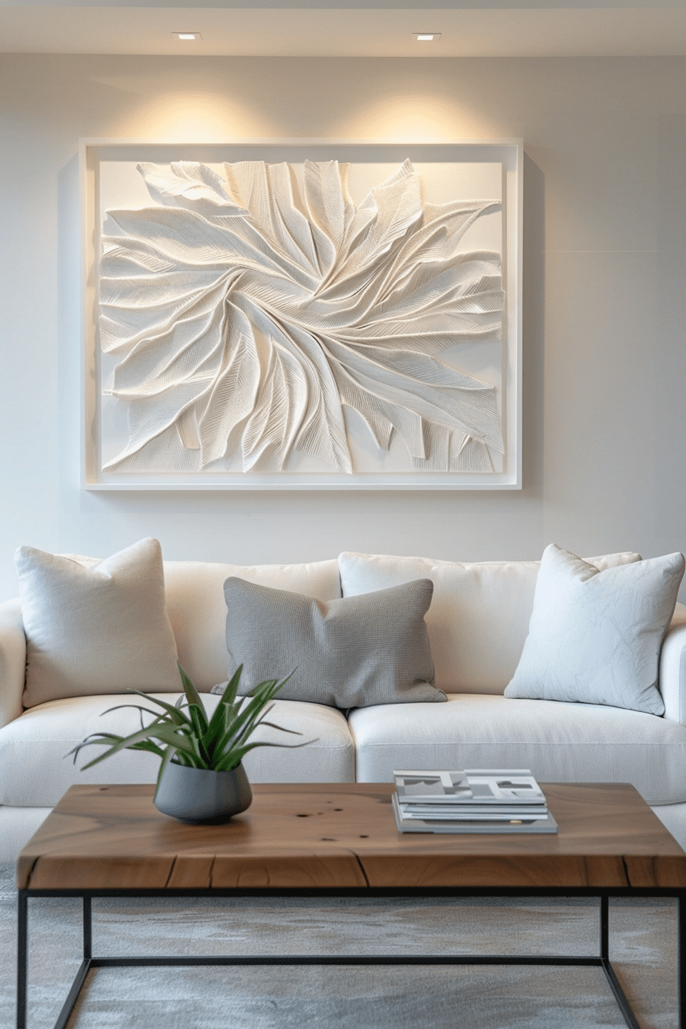 29 Minimalist Wall Decor Inspiration Above Your Couch - Courtneys World