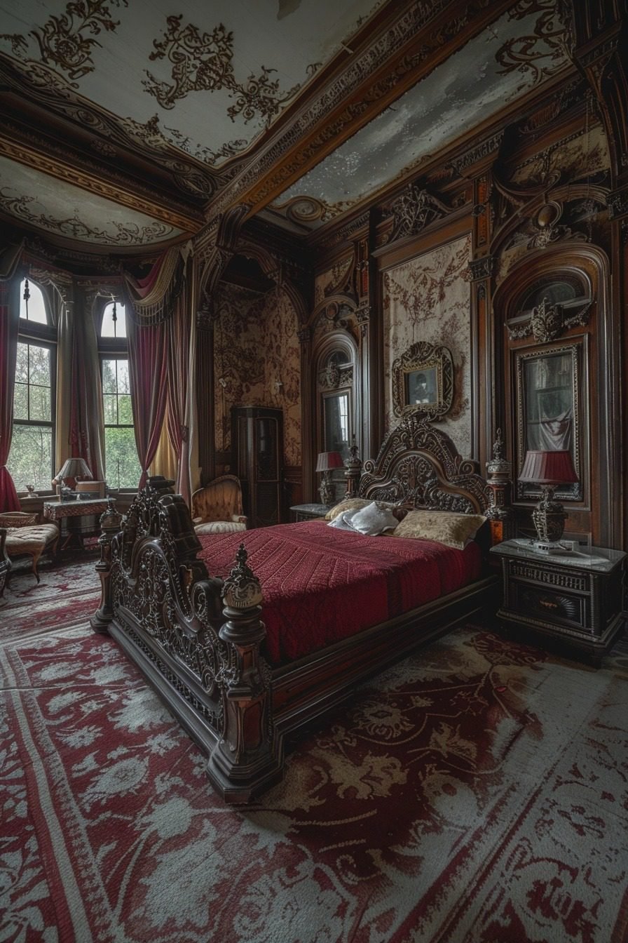 29 Goth Bedroom Ideas To Create A Mysterious And Enchanting Space ...