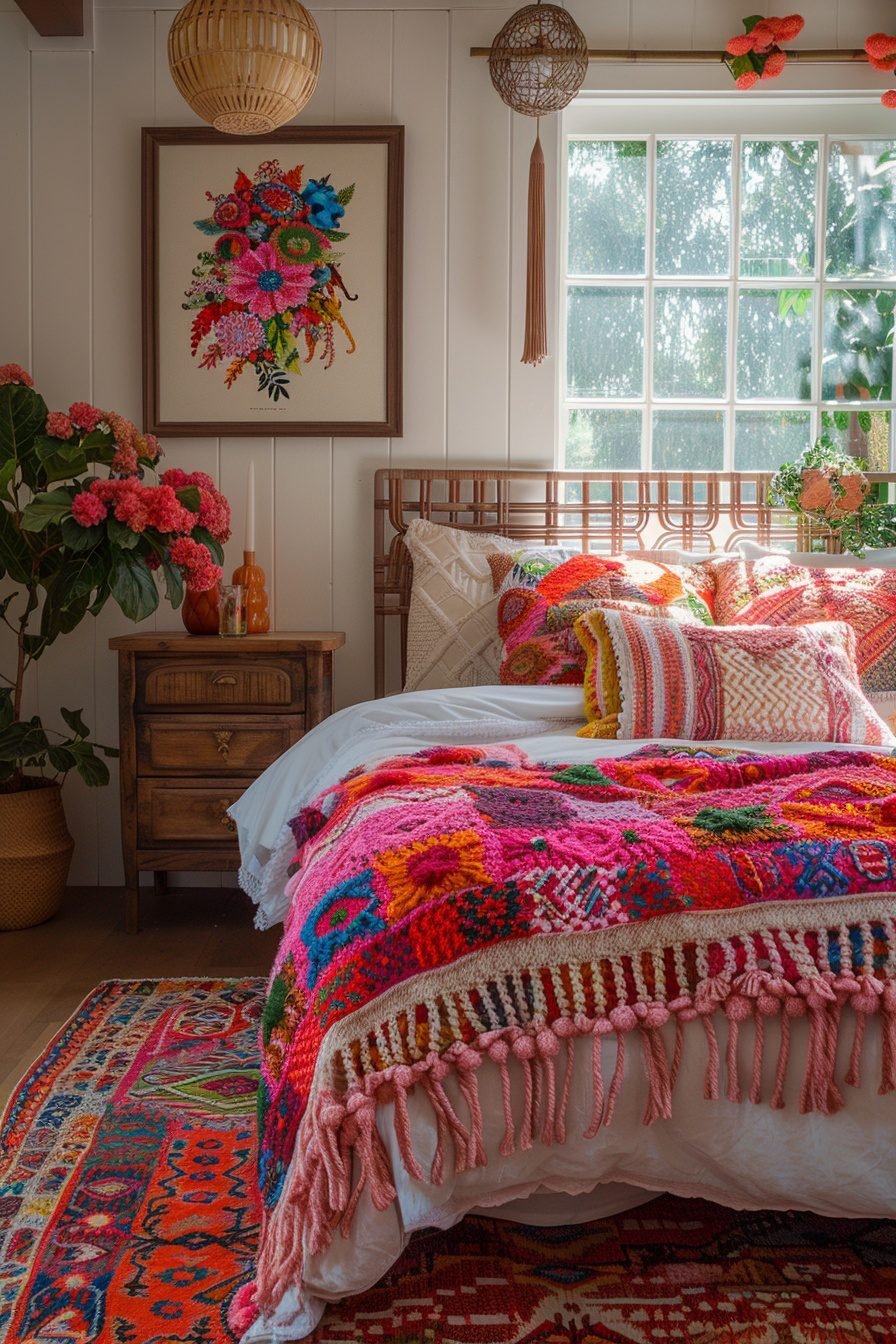 29 Colorful Boho Decor Ideas - Courtneys World
