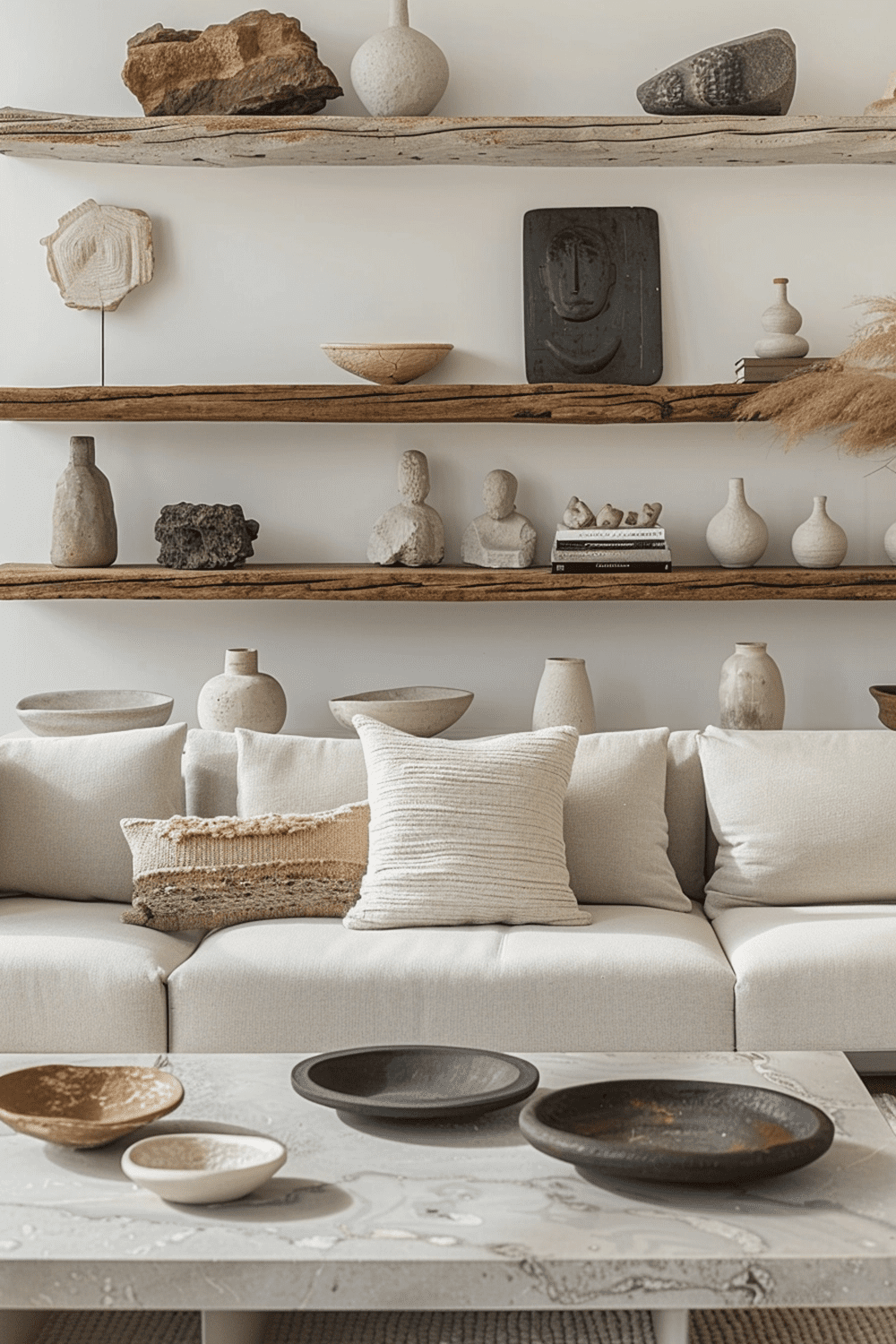 29 Wabi Sabi Living Room Ideas - Courtneys World