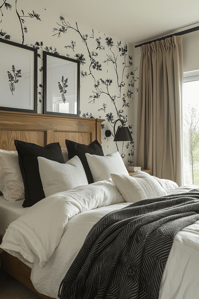 29 Cottage Bedroom Wallpaper Ideas - Courtneys World
