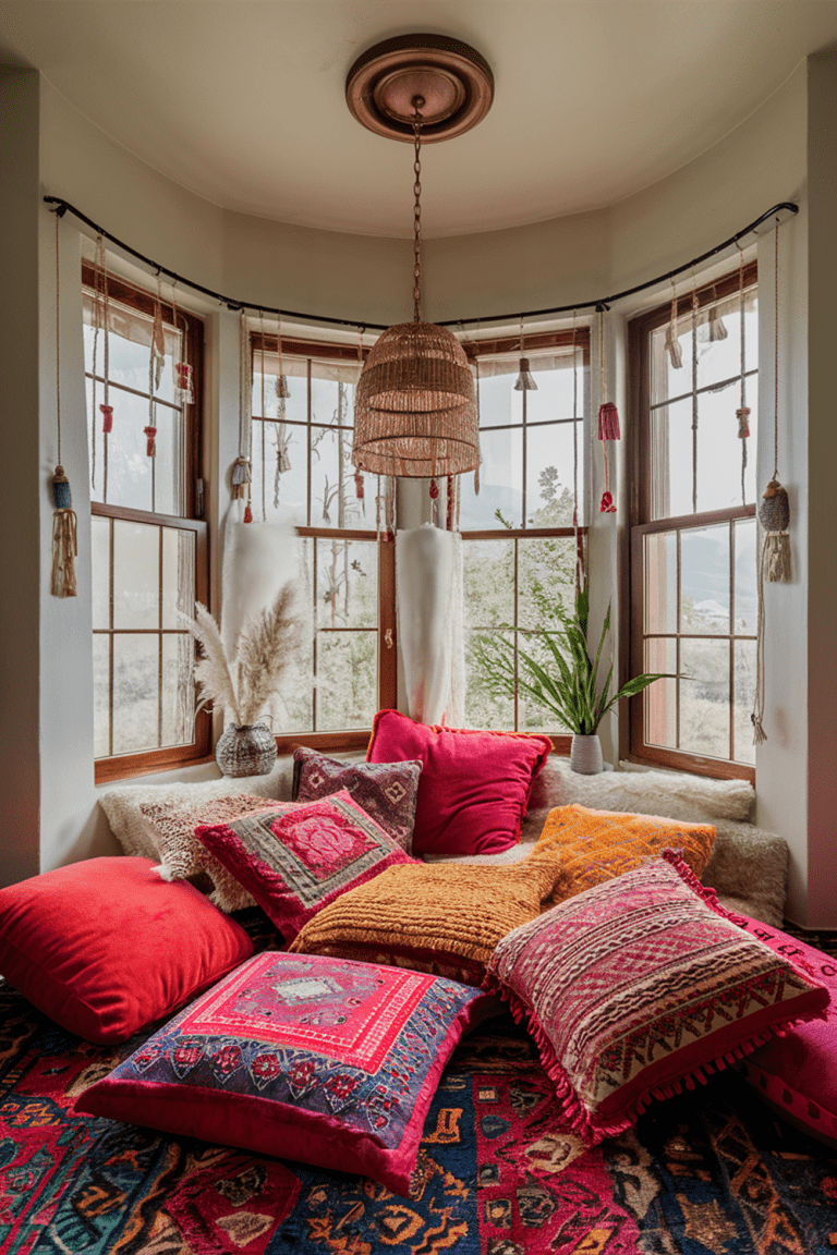 29 Rainbow Boho Bedroom Ideas - Courtneys World