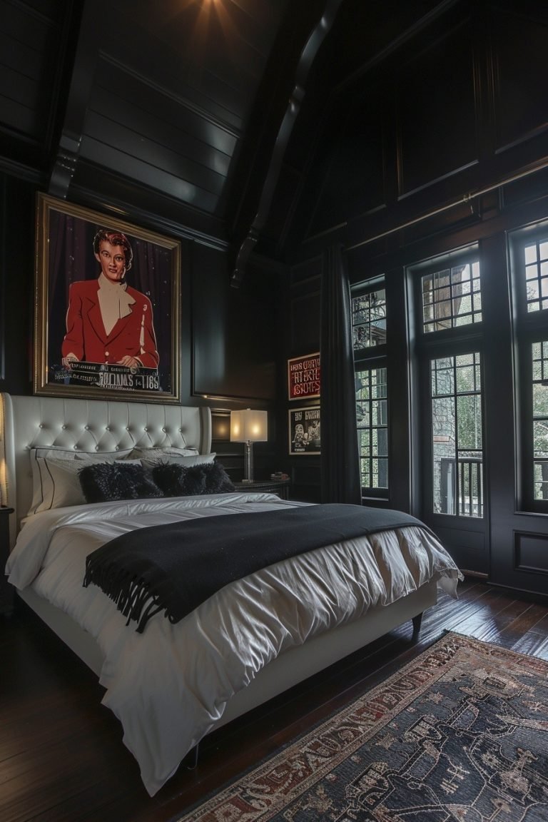 29 Goth Bedroom Ideas To Create A Mysterious And Enchanting Space ...