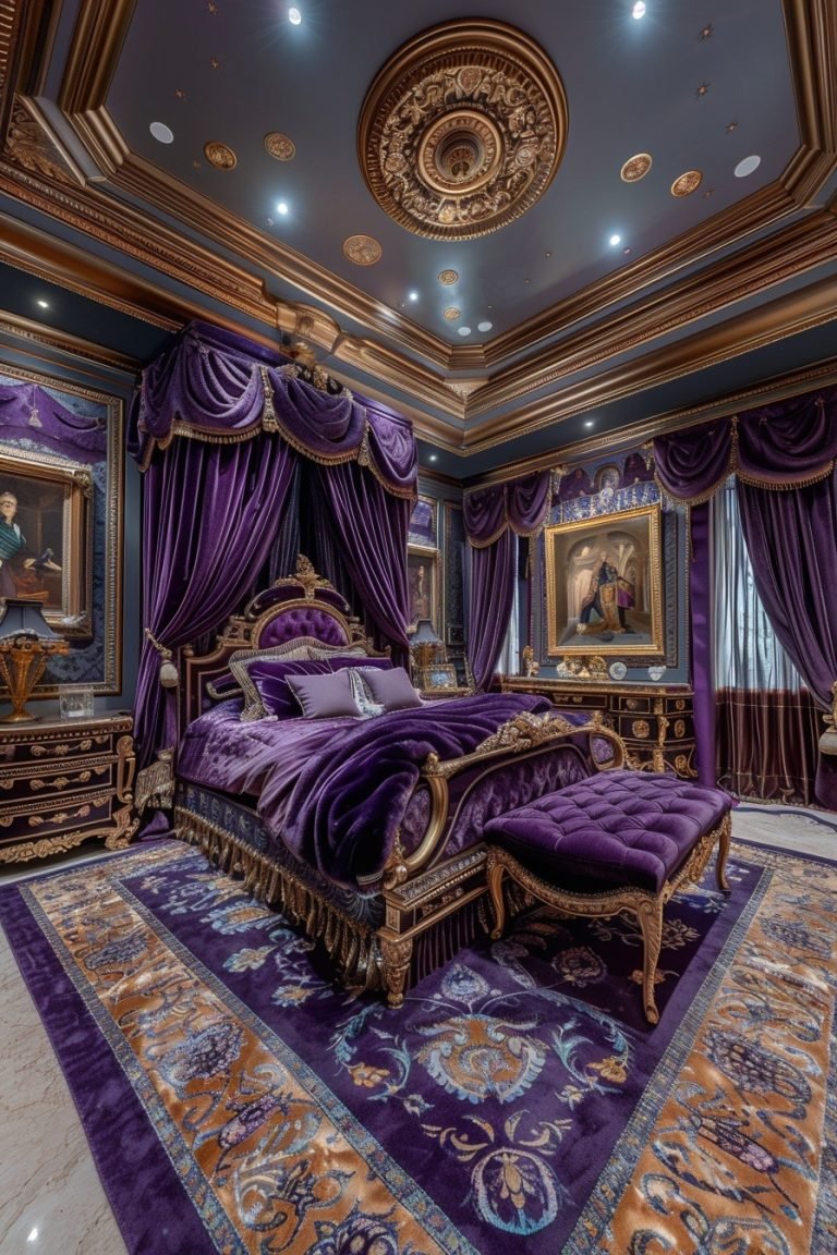 29 Purple Bedrooms To Infuse Your Space With Royal Elegance - Courtneys ...