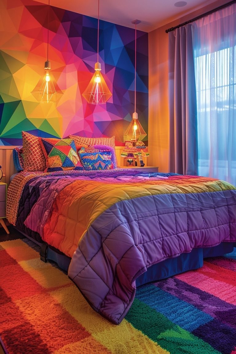 29 Rainbow Bedroom Ideas Kids Will Love - Courtneys World