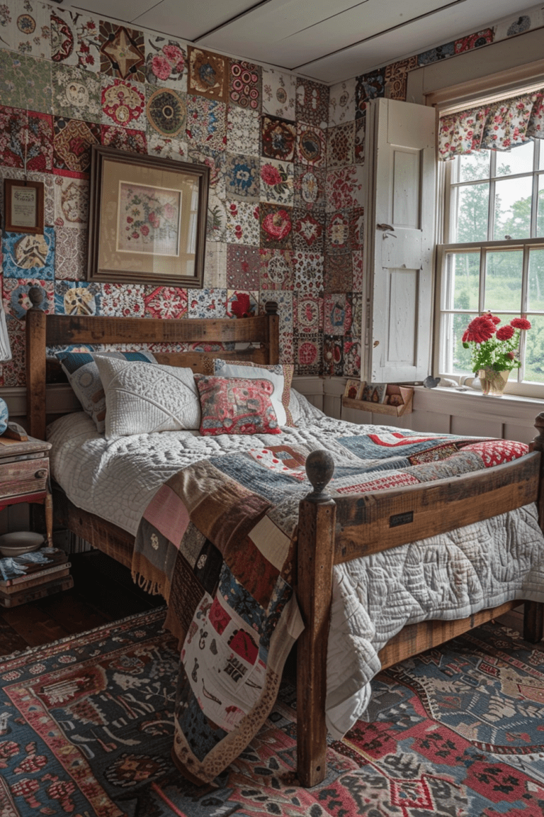 29 Cottage Bedroom Wallpaper Ideas - Courtneys World