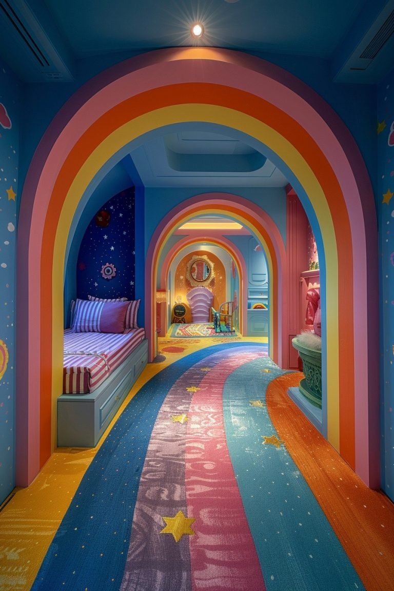 29 Rainbow Bedroom Ideas Kids Will Love - Courtneys World