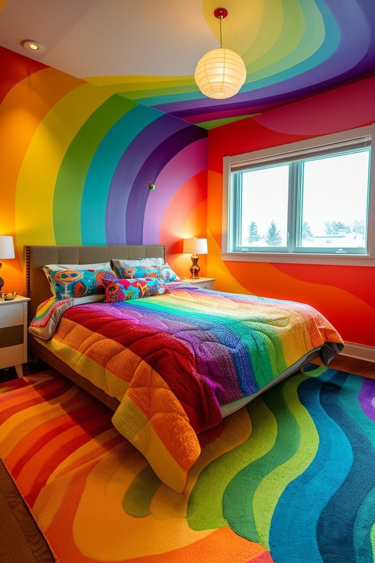 29 Rainbow Bedroom Ideas Kids Will Love - Courtneys World