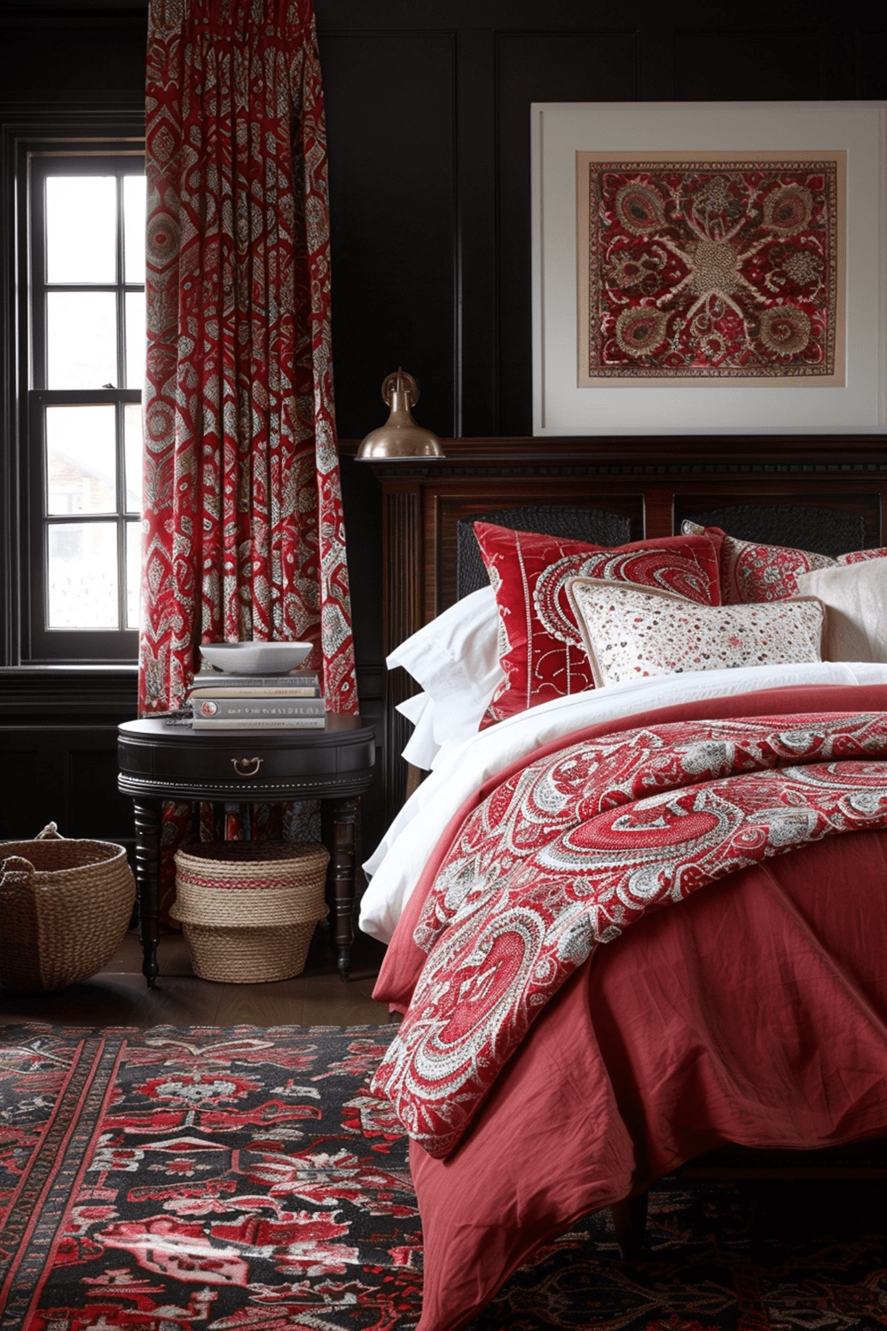 29 Red Boho Bedroom Ideas - Courtneys World