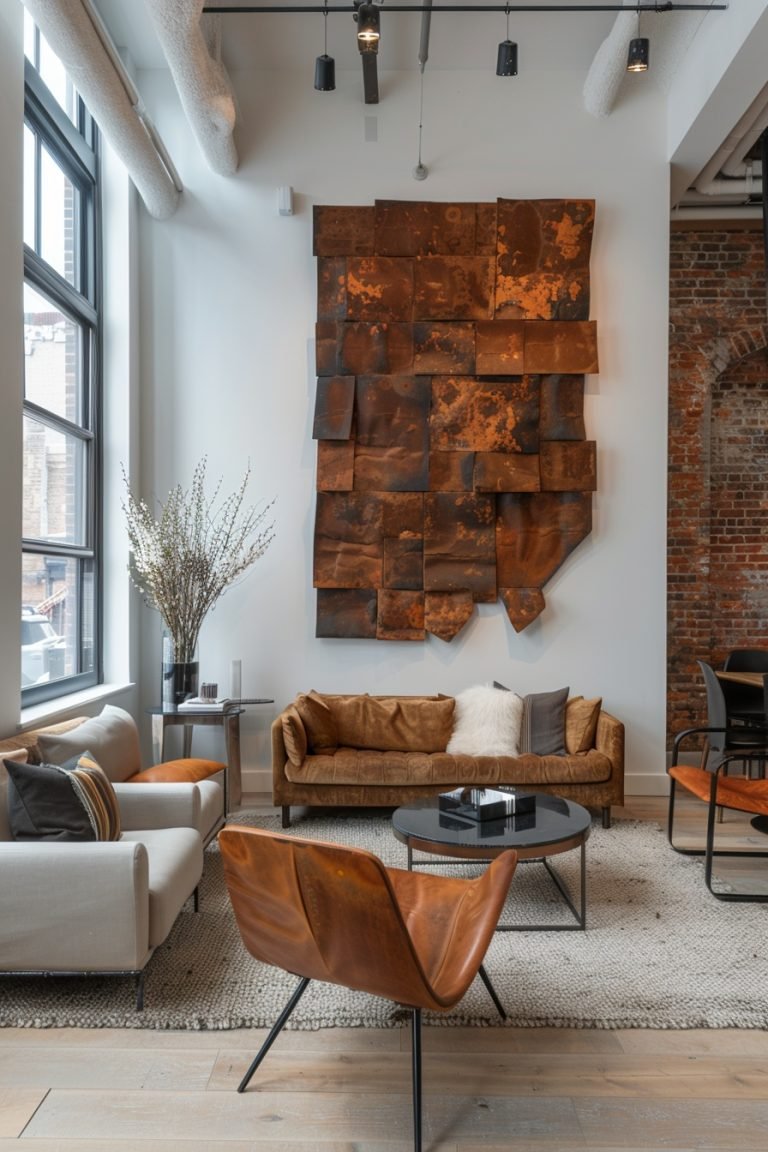29 Industrial Living Room Ideas - Courtneys World