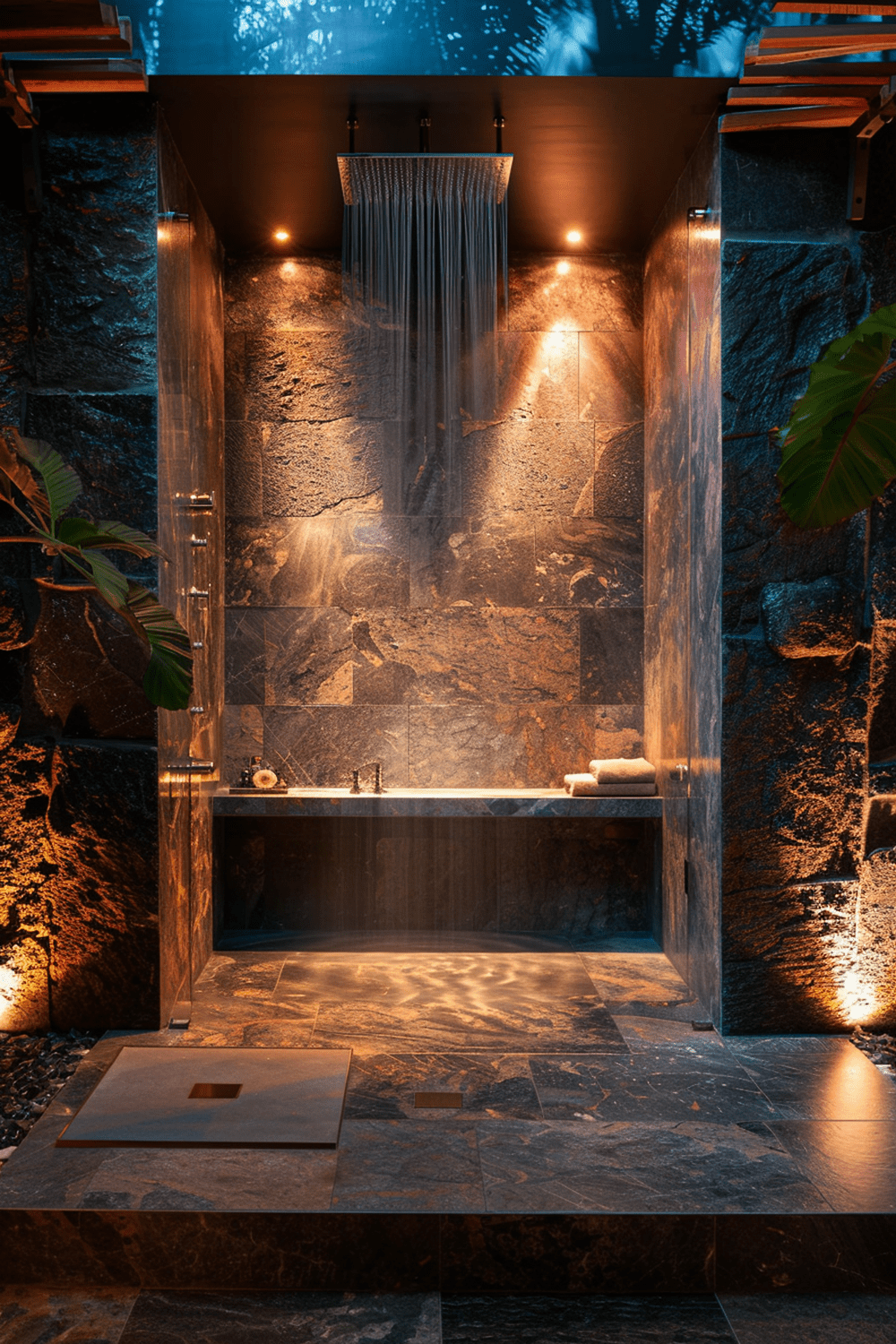 29 Doorless Walk In Shower Ideas - Courtneys World