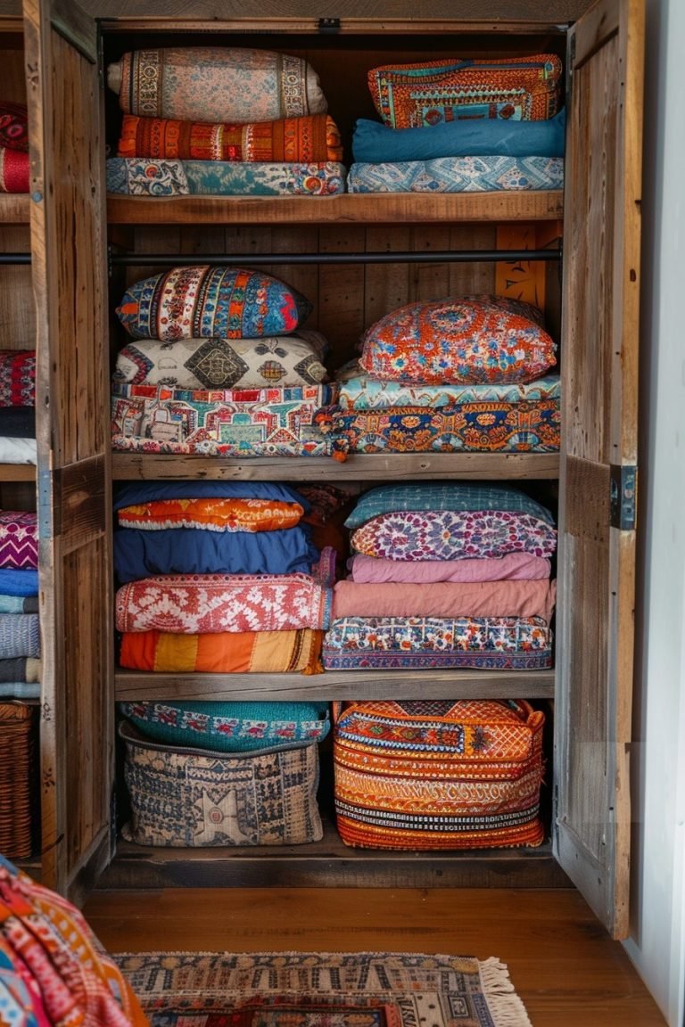 29 Boho Bedroom Storage Ideas To Maximize Space With Style - Courtneys ...