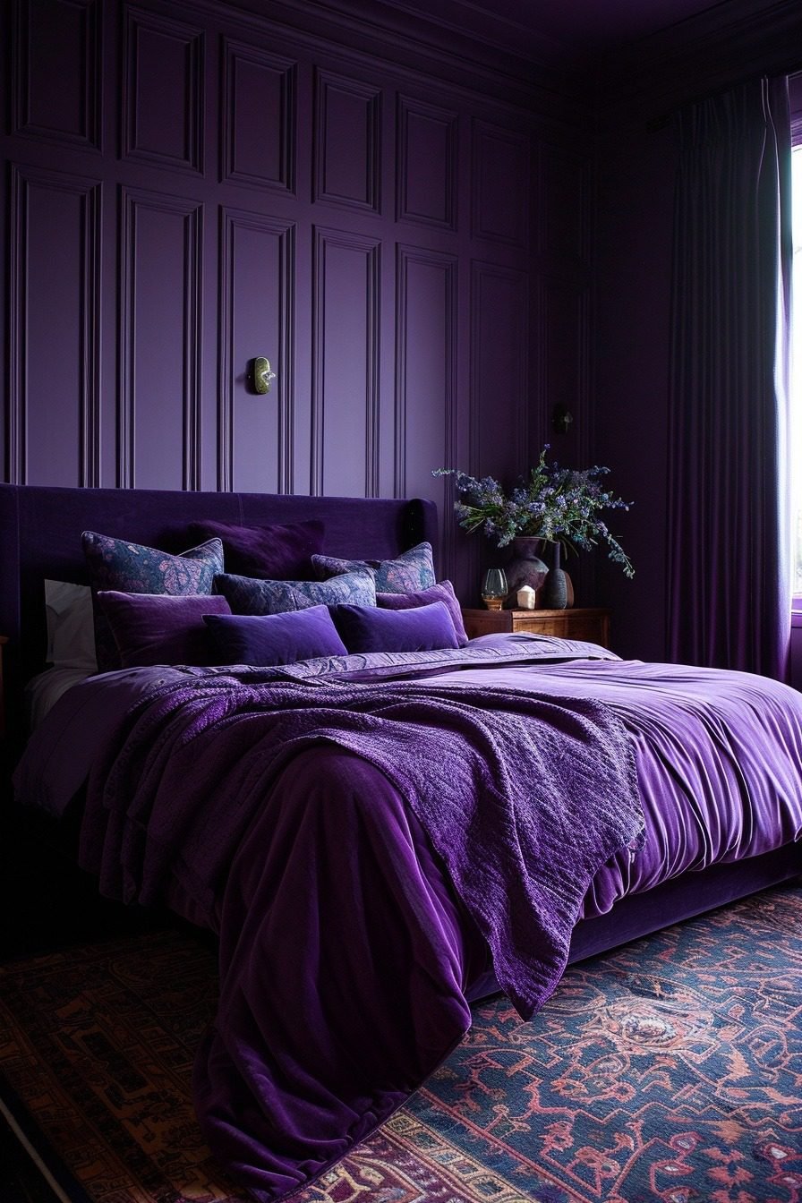 29 Purple Bedrooms To Infuse Your Space With Royal Elegance - Courtneys ...