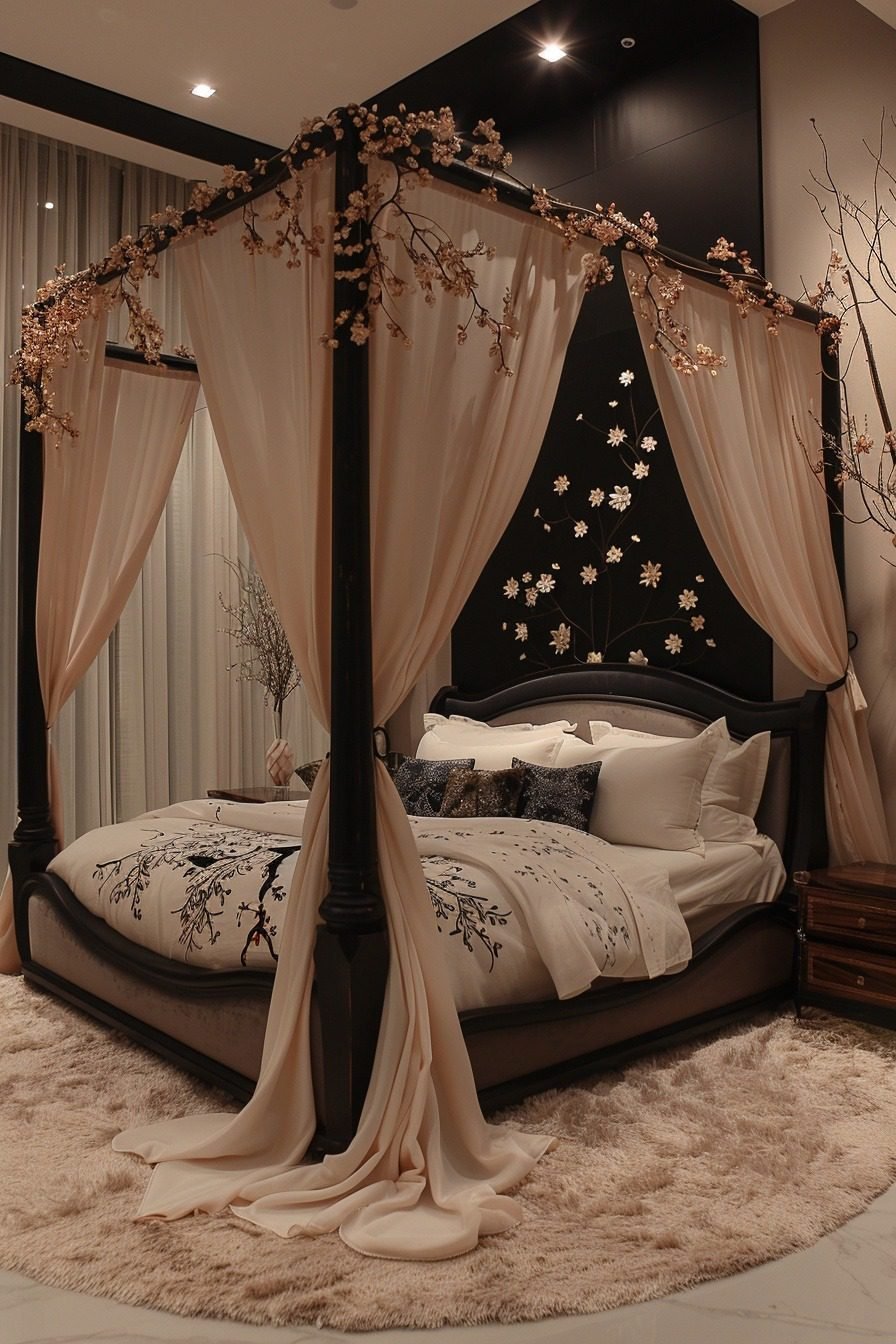 29 Canopy Bed Ideas For A Luxurious Bedroom Makeover - Courtneys World