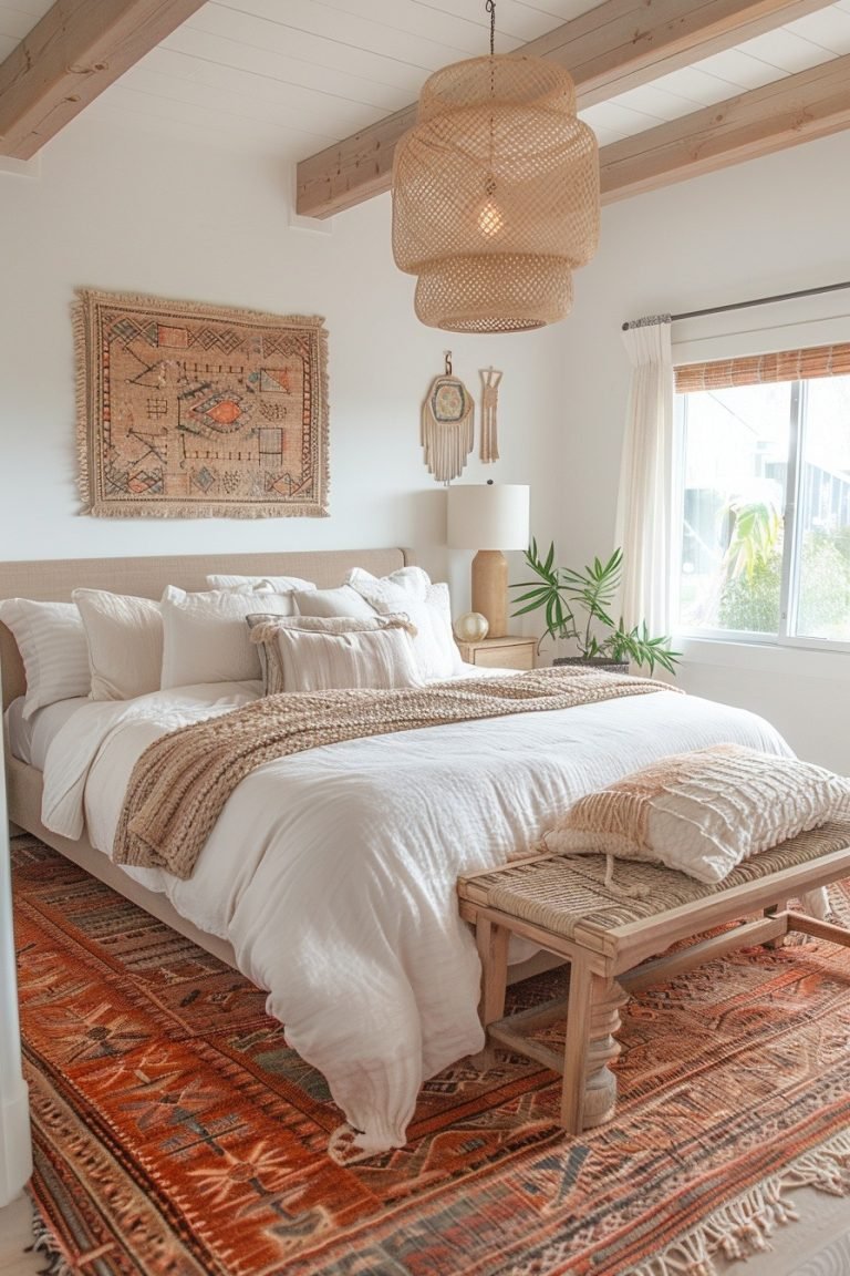 29 Beachy Boho Bedroom Ideas For A Serene Coastal Escape - Courtneys World