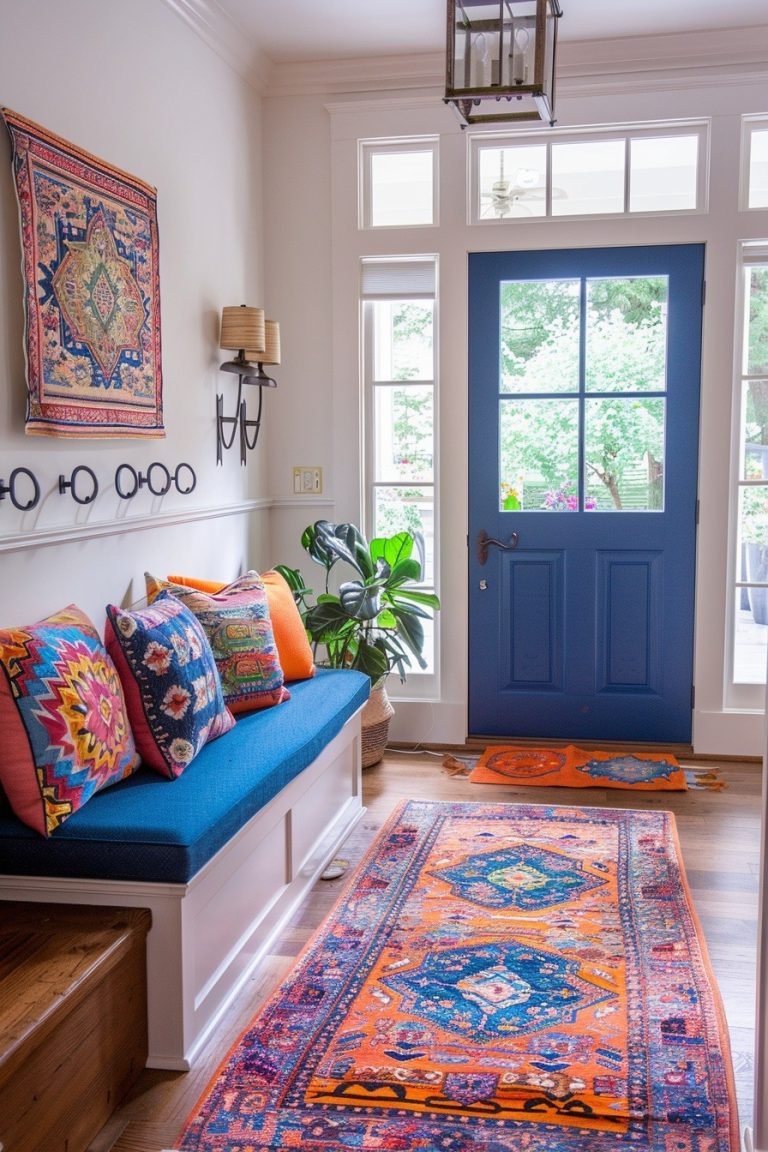 29 Boho Entryway Ideas To Make Your Home Uniquely Welcoming - Courtneys ...