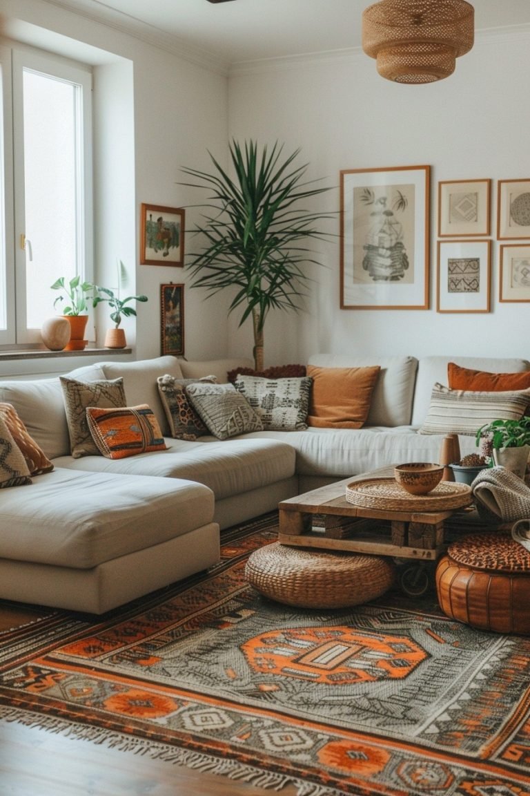 29 Scandi Boho Living Room Ideas For A Cozy And Chic Home - Courtneys World