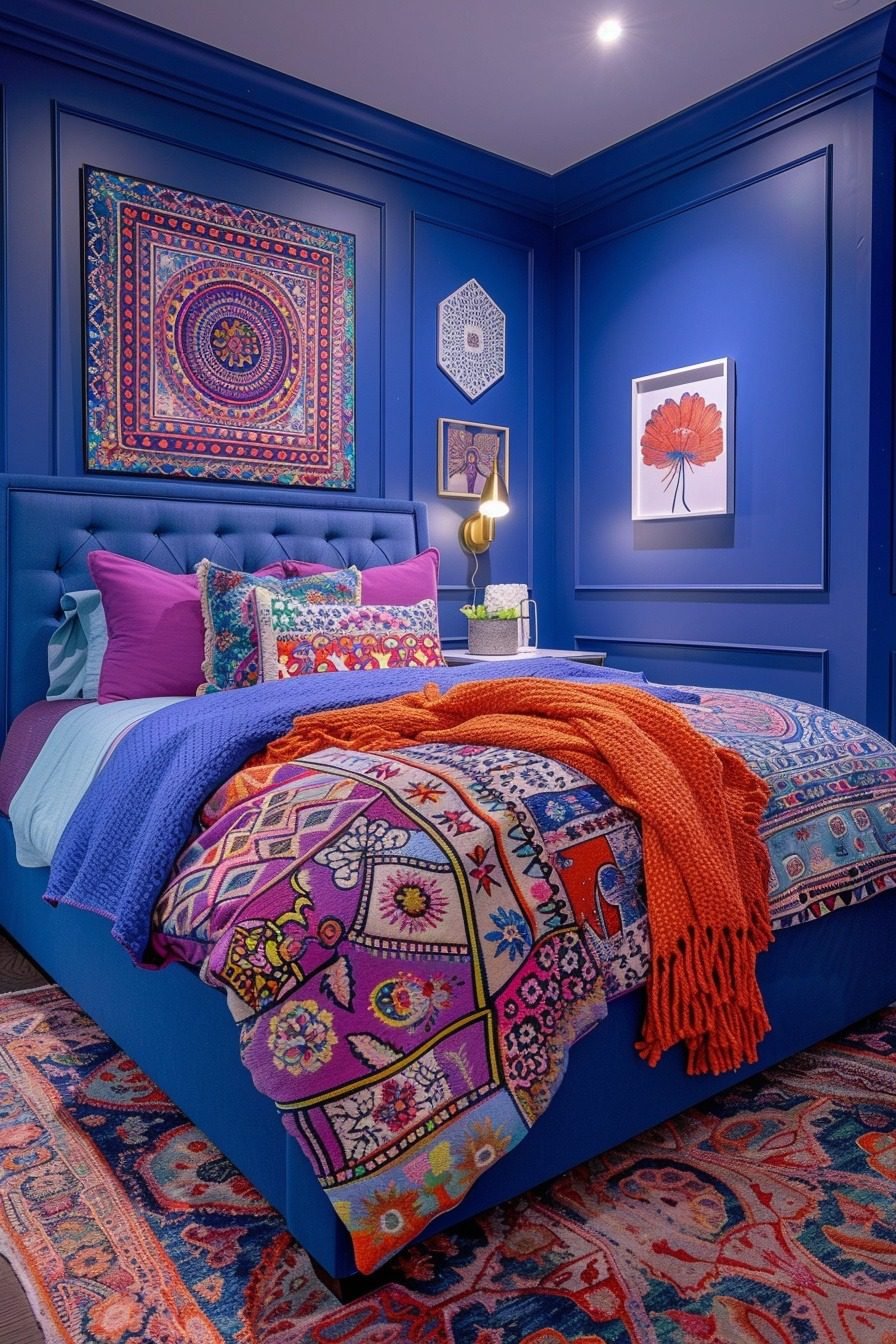 29 Blue Boho Girls Bedroom Designs To Inspire Sweet Dreams - Courtneys ...