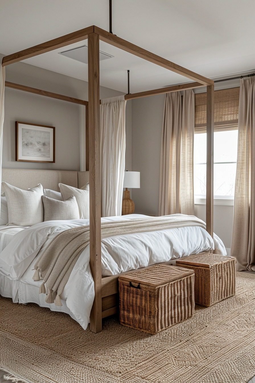 29 Canopy Bed With Curtains Ideas For A Dreamy Bedroom - Courtneys World