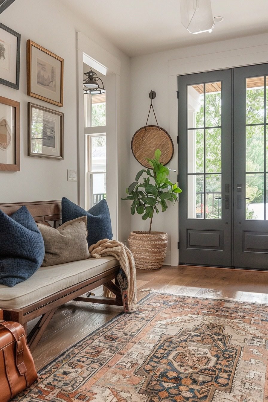 29 Boho Entryway Ideas To Make Your Home Uniquely Welcoming - Courtneys ...